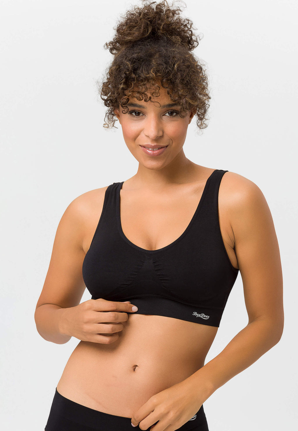 Comfee Crop Top Bustier schwarz – BeeDees